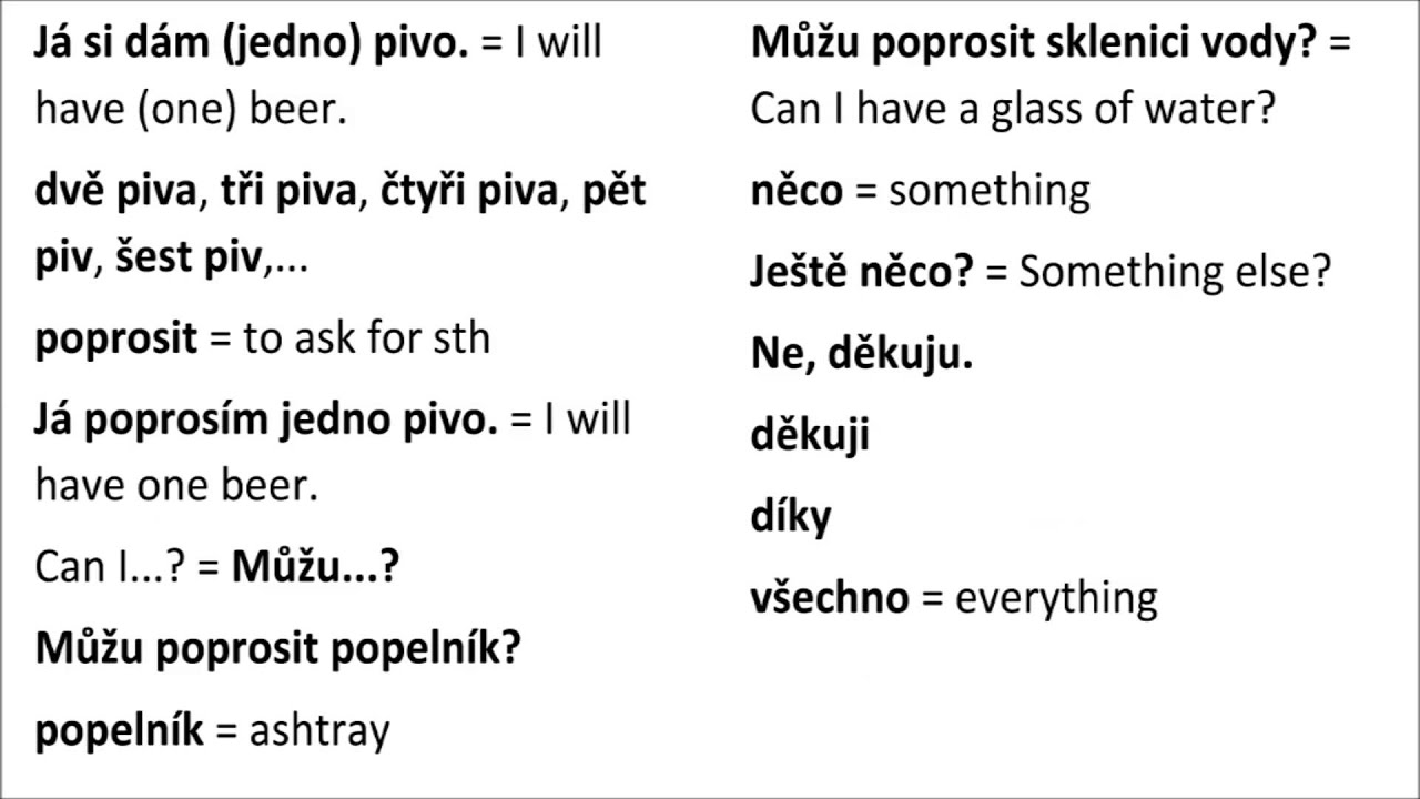 Czechoslovakia Language