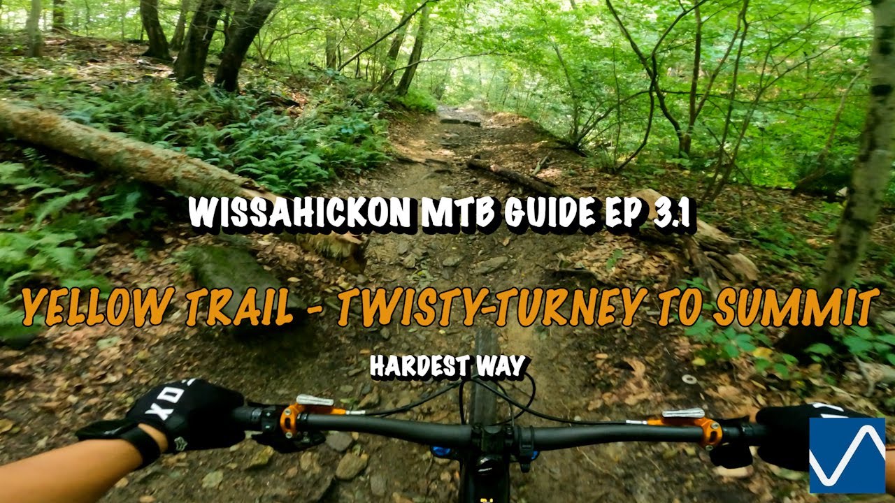 Wissahickon MTB Guide EP 3.1: Yellow Trail - Twisty-Turney to Summit (Hardest Way) - YouTube