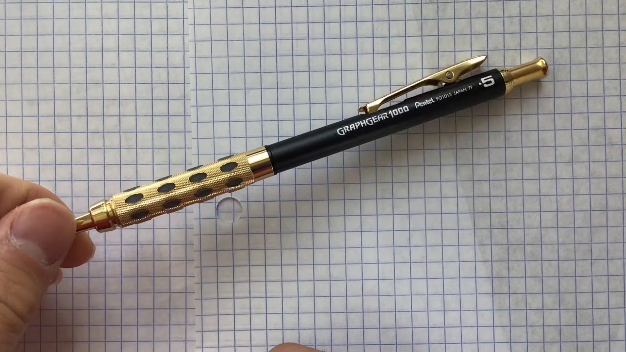 Pentel Graphgear 1000 Normal Vs Limited Edition YouTube