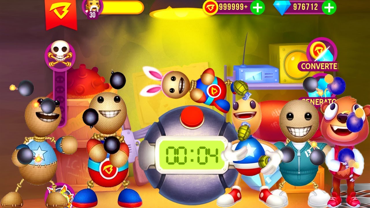 Kick the Buddy New Update 2023 vs Buddyman Kick 2 vs Despicable Bear ...