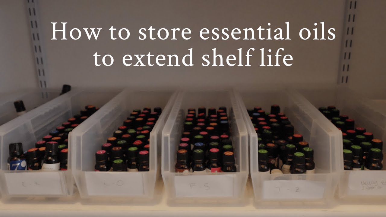 How to store essential oils to extend shelf life - YouTube