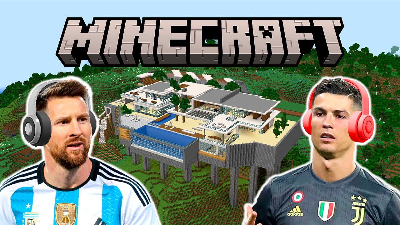 Messi & Ronaldo playing MINECRAFT! - YouTube