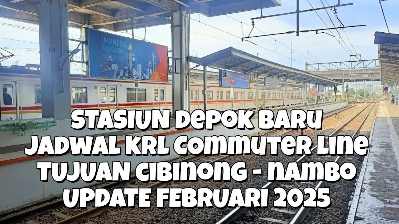 Stasiun Depok Baru & Jadwal KRL Nambo Line.. - YouTube