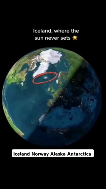Place where sun doesn't set for 6 months #facts #shorts #nature - YouTube