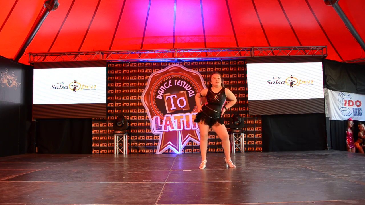 Francesca Curiale Italy Salsa Open To Dance Latin Festival 2017 - YouTube