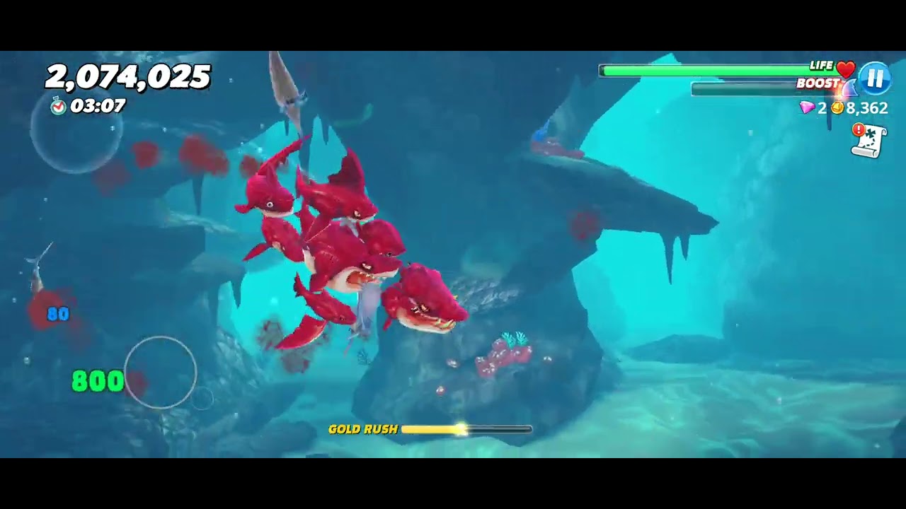 Hungry Shark World | Frenzy Shark ( XXL Shark ) in The Arabian Sea ...