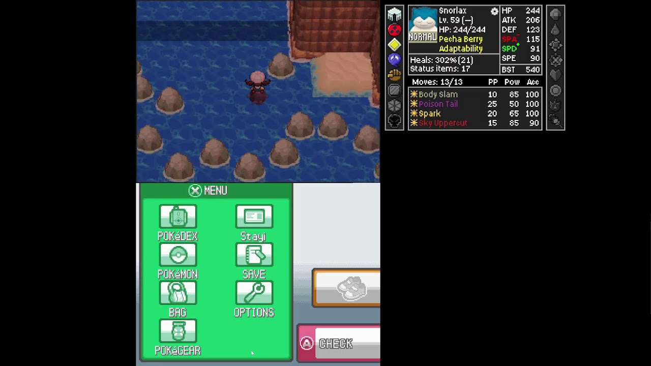 Pokemon heartgold Kaizo Ironmon - YouTube
