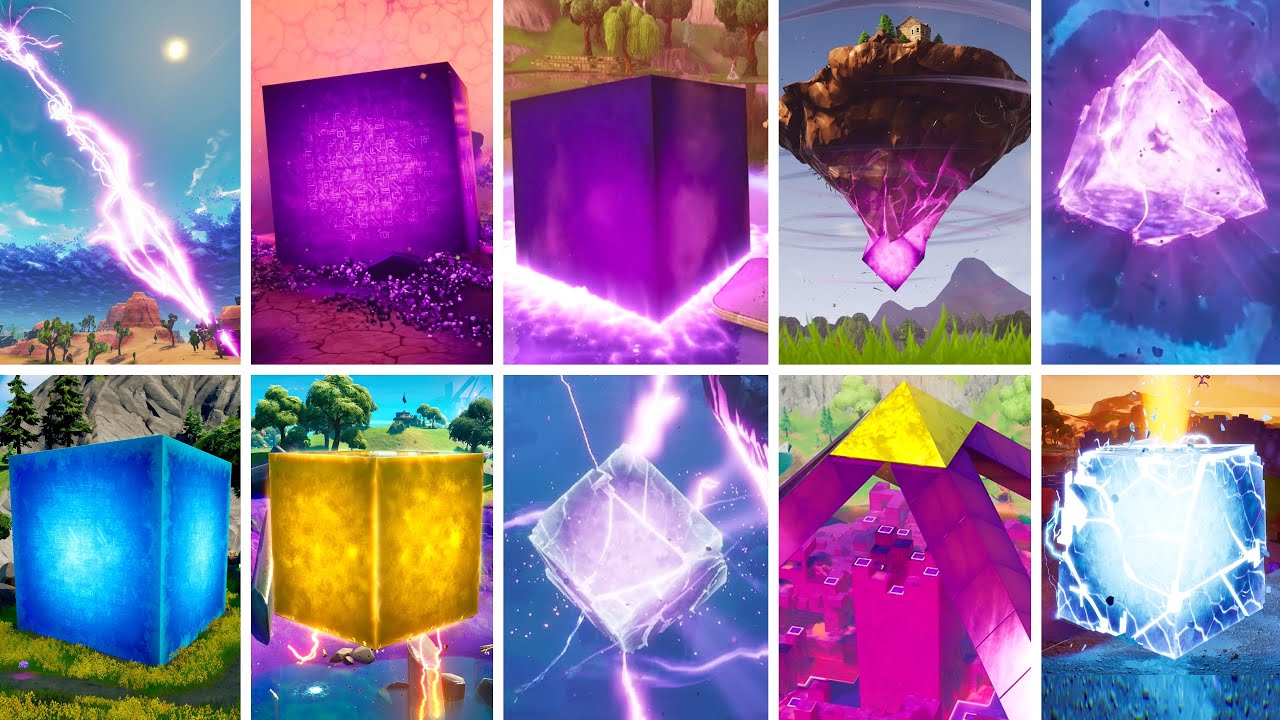 Evolution of The Cube Kevin - Fortnite Chapter 1 Season 1 to Chapter 5 ...