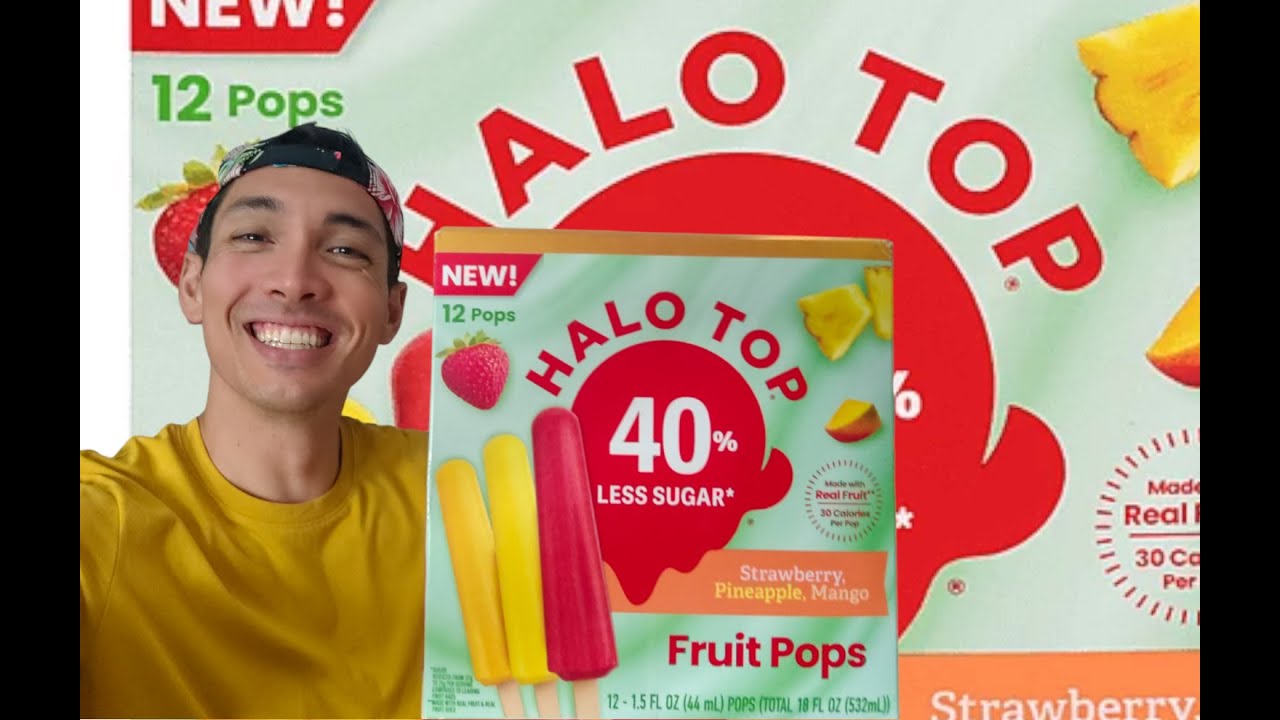 Healthy and Tasty Popsicles?! Trying Halo Top's New Fruits Pops ...