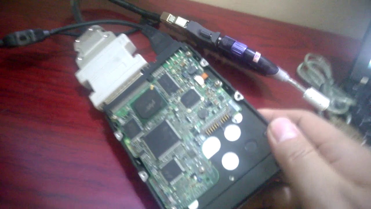 microtech usb scsi hd25 usb to scsi cable test with scsi hard disk ...