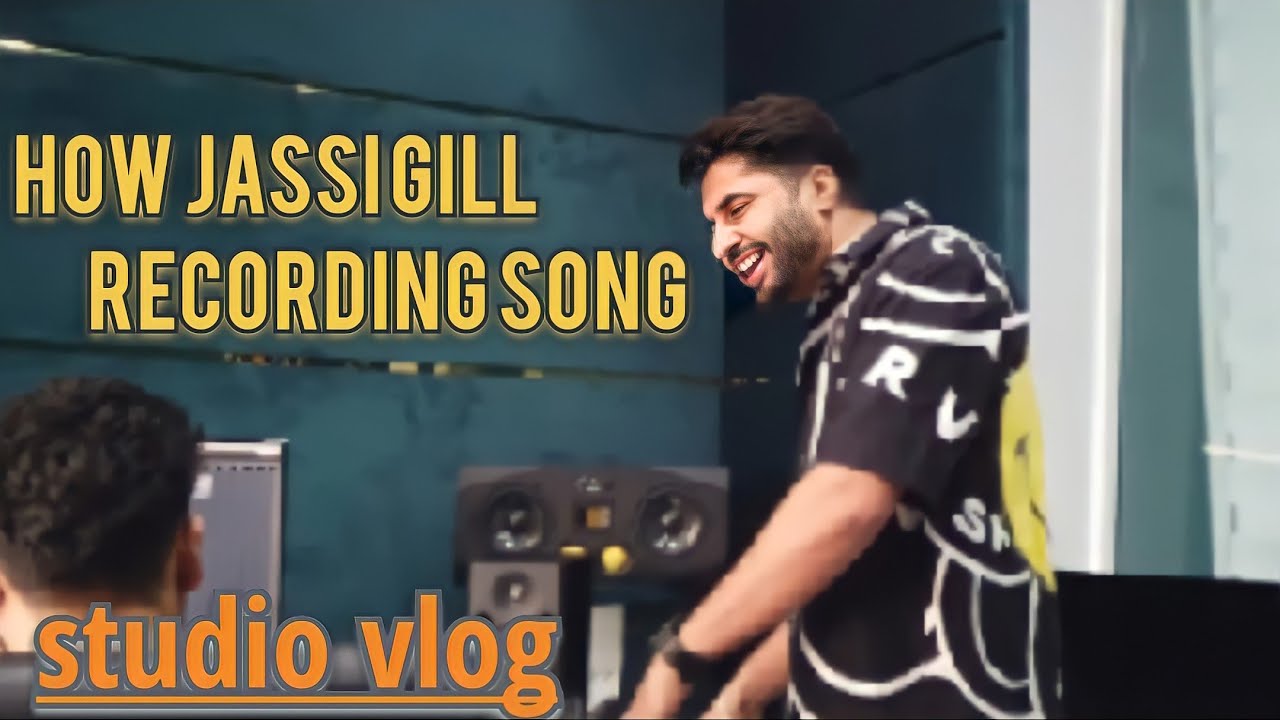How jassie Gill recording songs in studio | Studio recording song ...