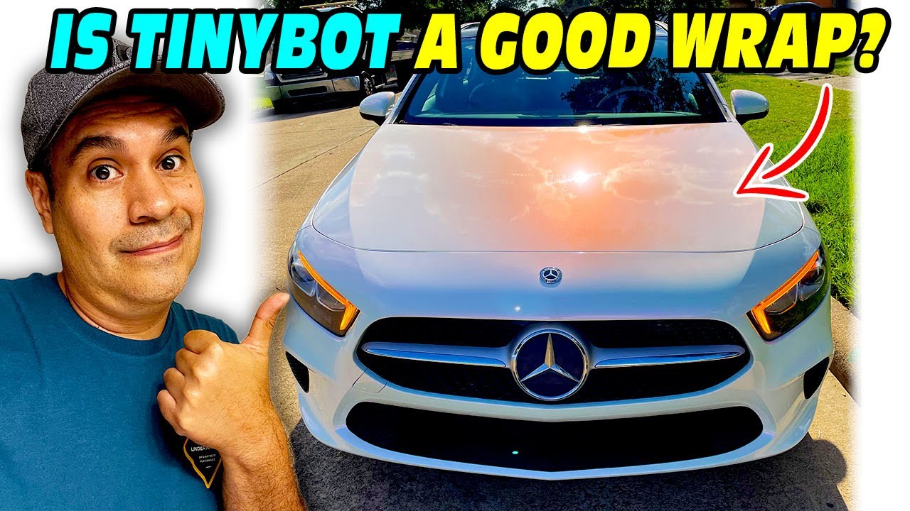 Transformation Mercedes wrap A220 Tinybot Vinyl Wrap 4K - YouTube