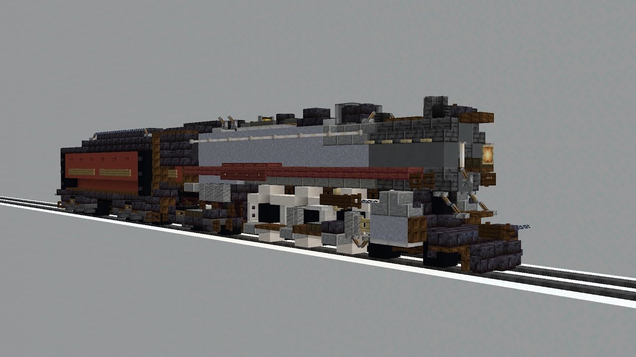 How to build Canadian Pacific 2816 || Minecraft Steam Train Tutorial ...