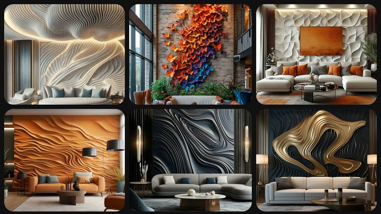 beautiful Wall designs part-2 | compound wall design | textured wall ...