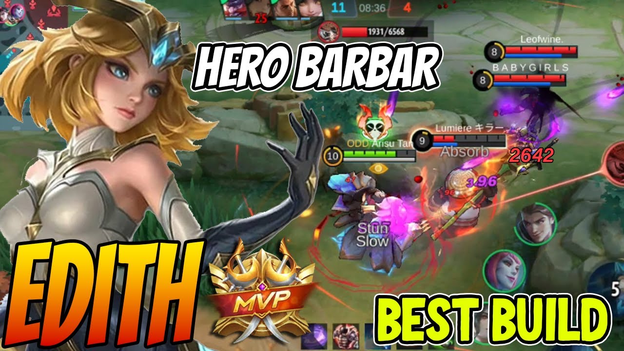 SUPER LIFESTEAL EDITH BEST BUILD ITEM - Edith Best Build 2023 ~ MLBB ...