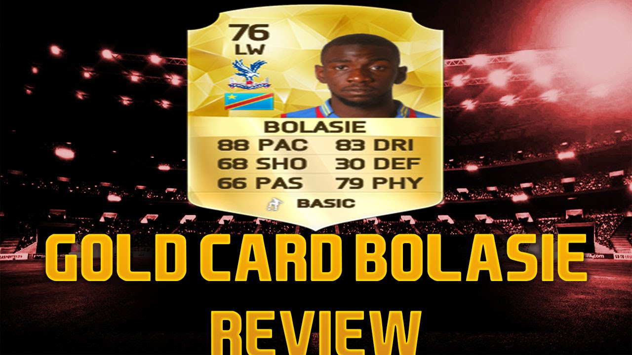 GOLD CARD BOLASIE REVIEW| FIFA 16 ULTIMATE TEAM - YouTube