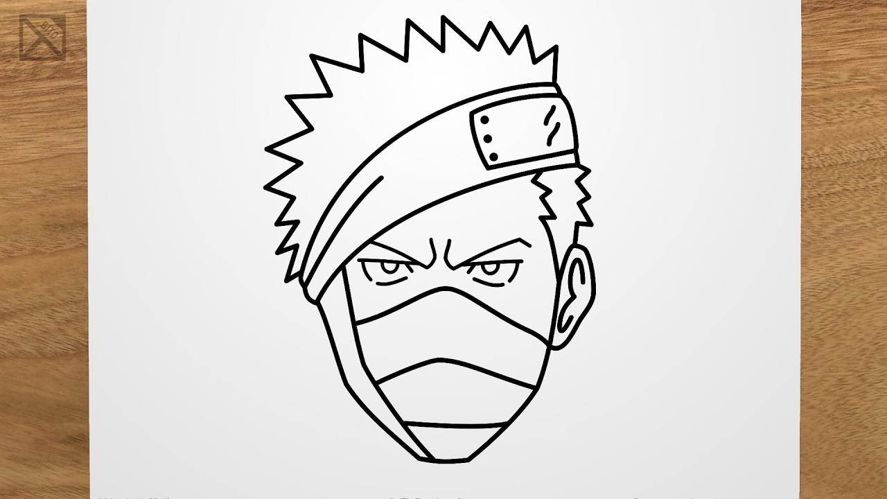 How to draw ZABUZA MOMOCHI (Naruto) step by step, EASY - YouTube