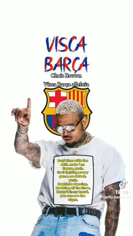 Chris Brown_Visca Barca Hallelujah_(lyrics song)🔥🎶 #barcelona # ...