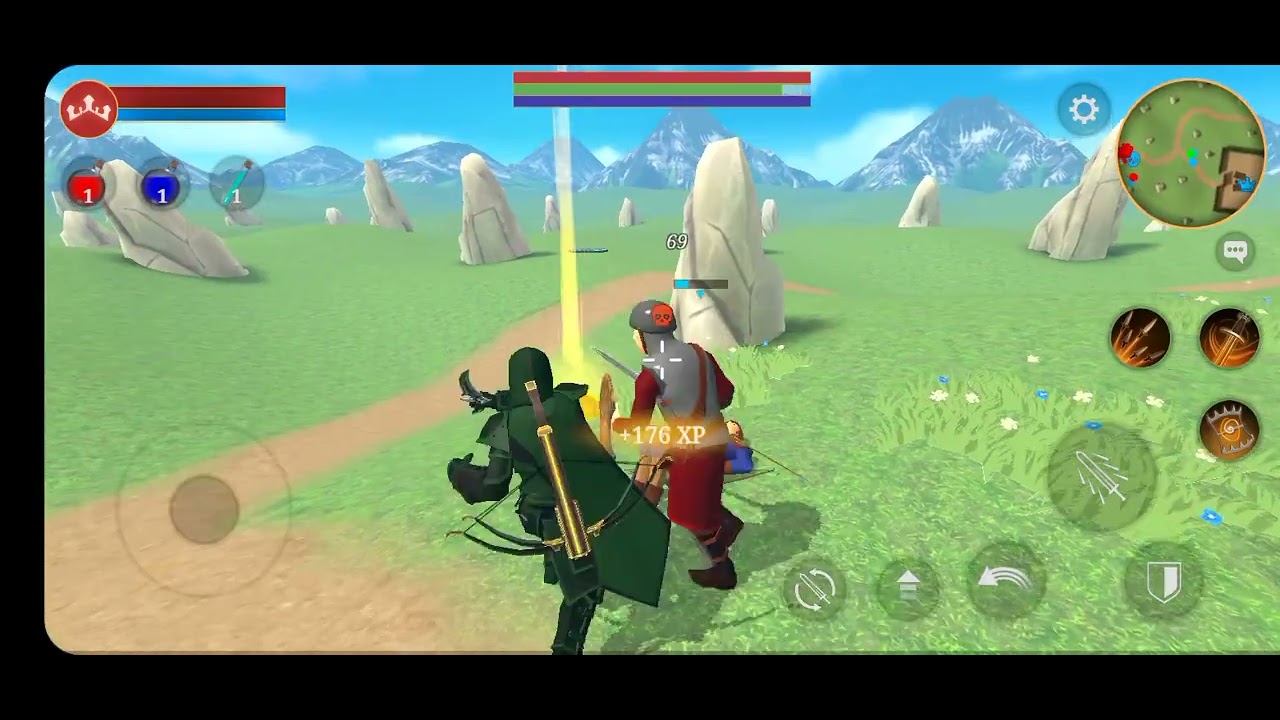 combat magic ability showcase: rogue - YouTube