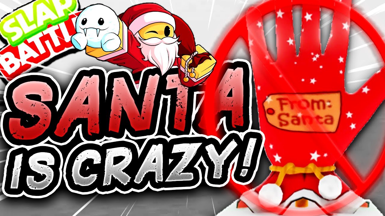 HOW to COUNTER the SANTA Glove🎅 AND What SANTA🎅 Counters!- Slap Battles ...