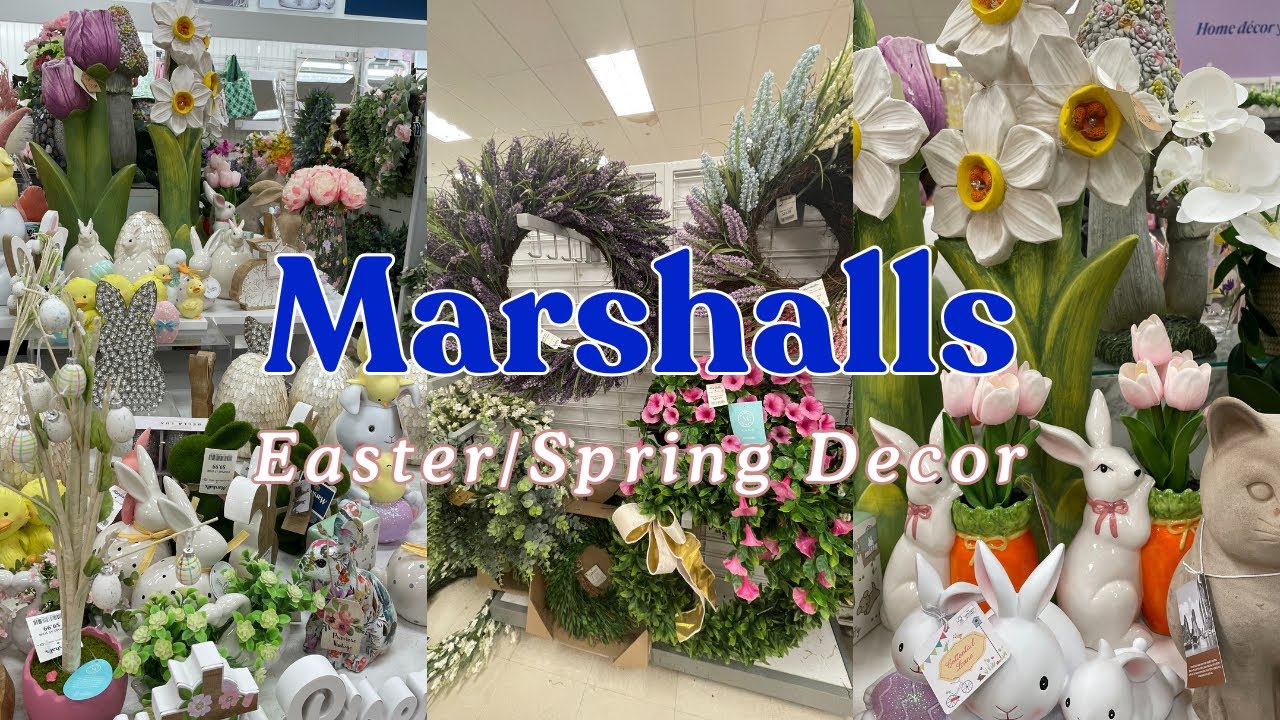 MARSHALLS SHOP THE BEST EASTER/SPRING DECOR 2025 | BUDGET-FRIENDLY ...