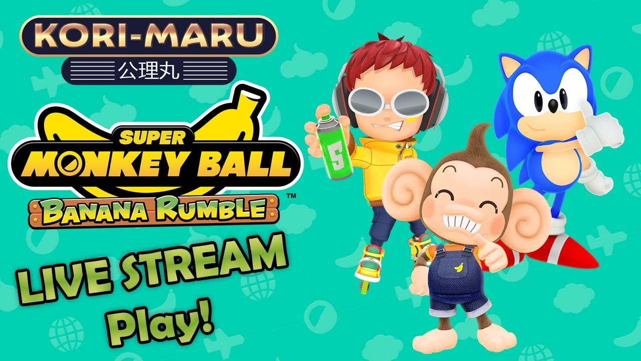SEGA Monkey Ballin'! - SUPER MONKEY BALL BANANA RUMBLE LAUNCH STREAM ...