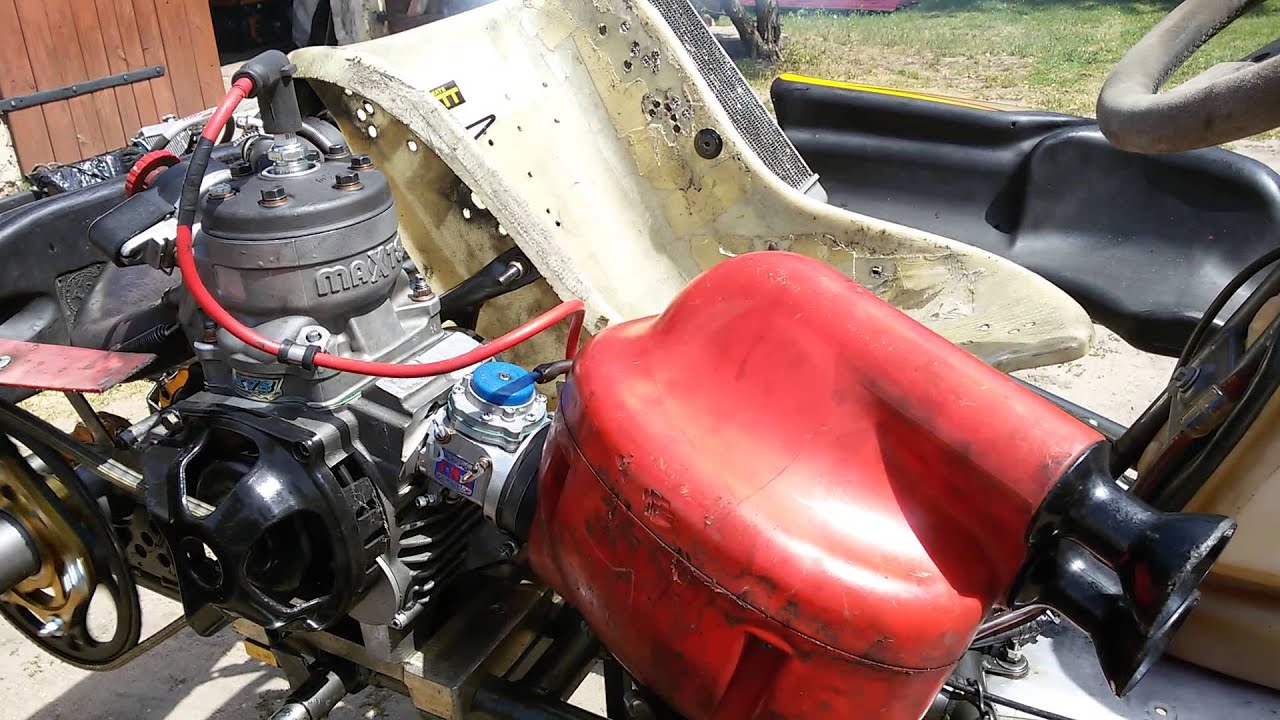 Maxter KF2 Kart Motor Engine - YouTube