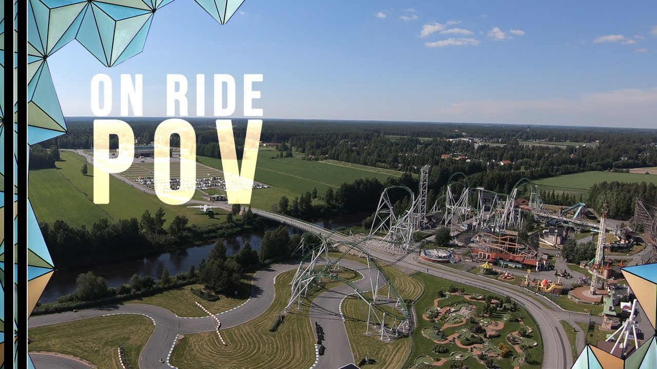 🇫🇮 | PowerPark | Dragon Tower | A Moser's Rides Drop Tower | On-Ride ...