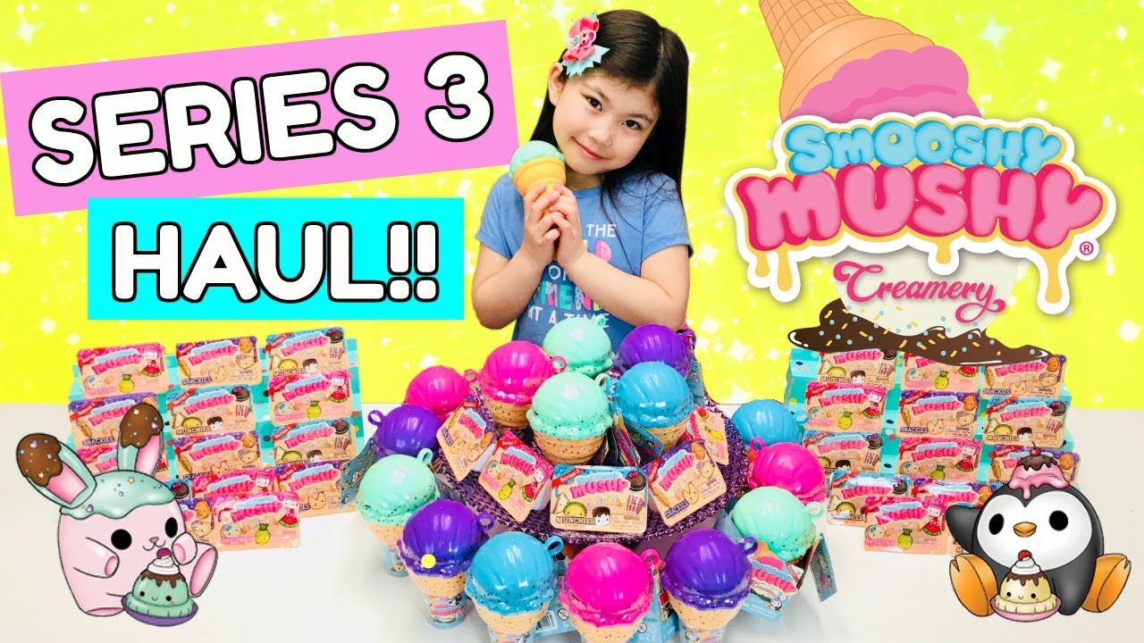 HUGE SERIES 3 SMOOSHY MUSHY CREAMERY + BESTIES SQUISHY HAUL!! New Ice ...