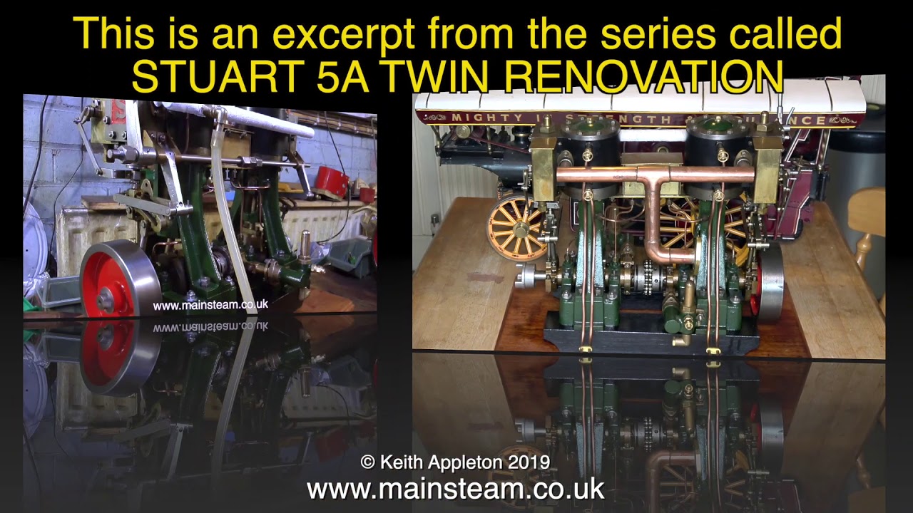 MY TWIN CYLINDER STUART 5A STEAM ENGINE - IN THE WORKSHOP - YouTube