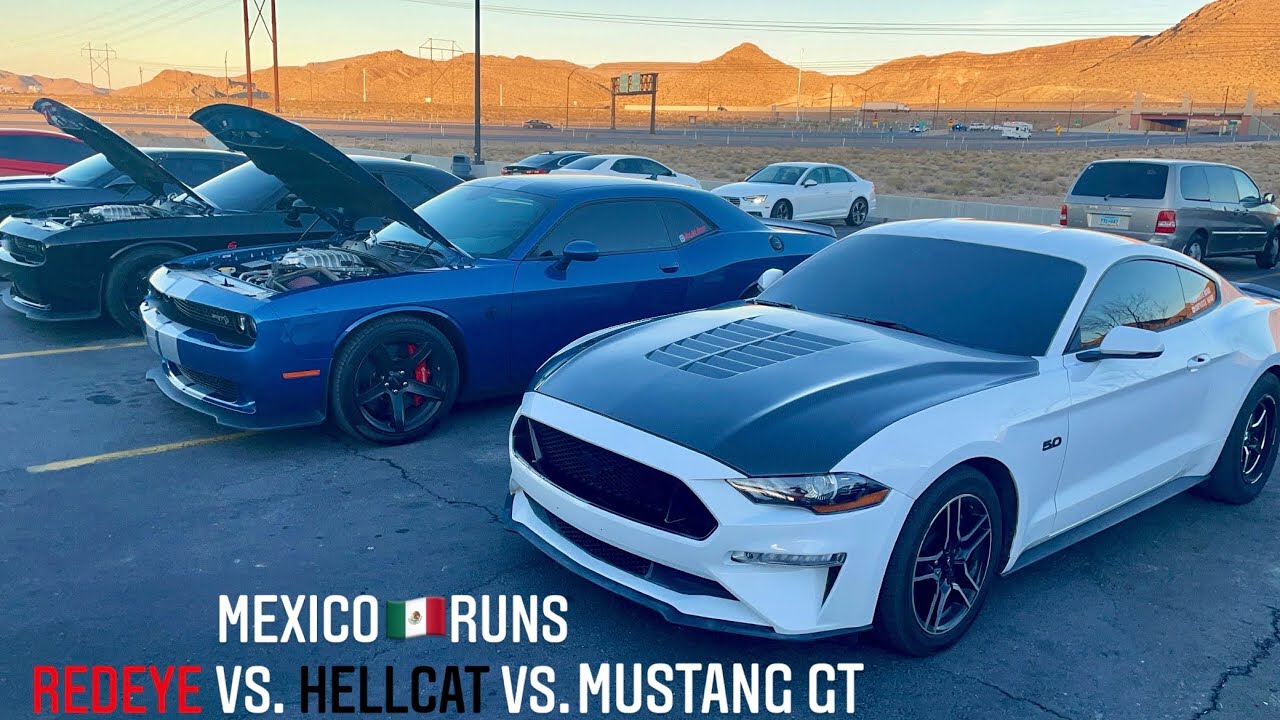 Hellcat Redeye vs Hellcat Roll Race - YouTube