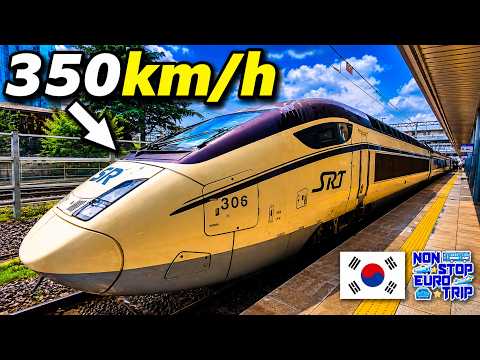 Why I Love South Korea's SUPER RAPID TRAIN / Busan to Seoul