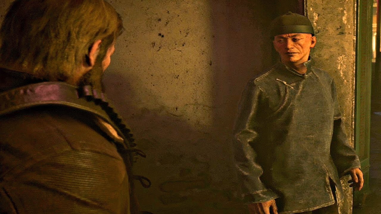 Red Dead Redemption 2 - Beating Up Chinese Man - YouTube