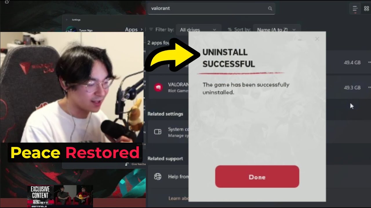 Goodbye Valorant: TenZ’s Uninstalls Valorant - YouTube