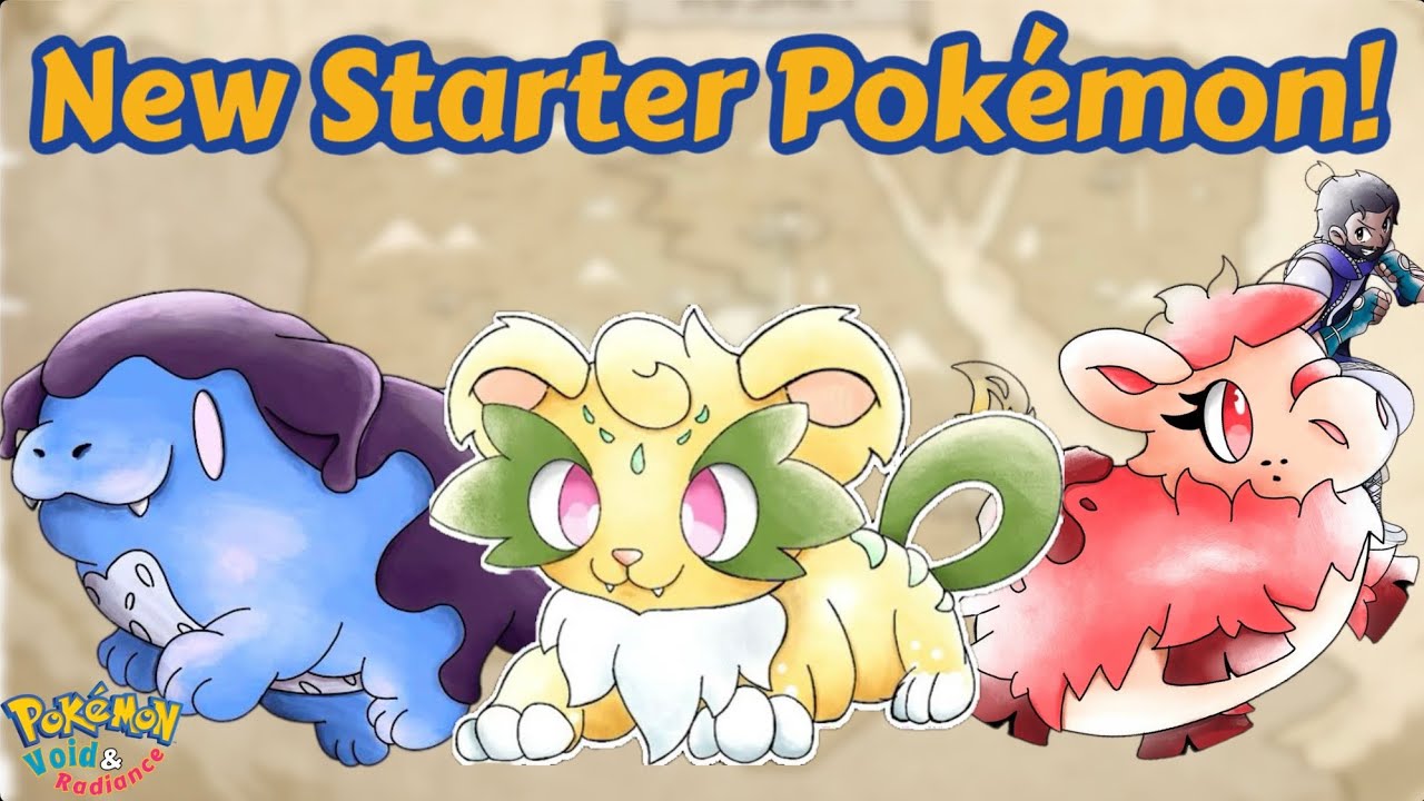 Egyptian inspired Pokemon Region Kushet: Meet the Starters - YouTube