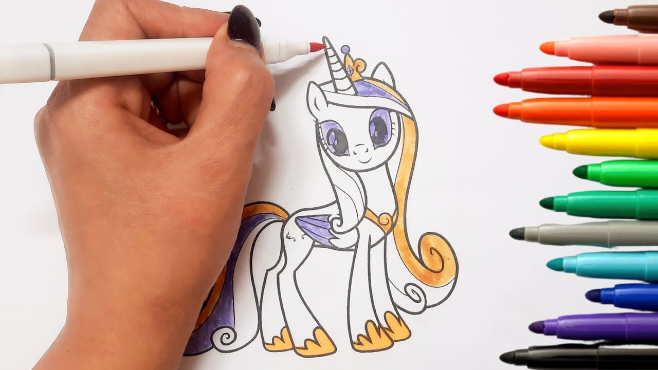 My Little Pony and the Rainbow of Colors🦄💫 | Magic Unicorn Coloring ️🎨 ...