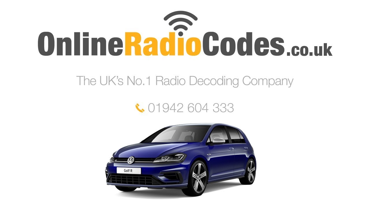 🚗 Volkswagen Golf Radio Code Unlock Your Stereo With The PIN Decode ...