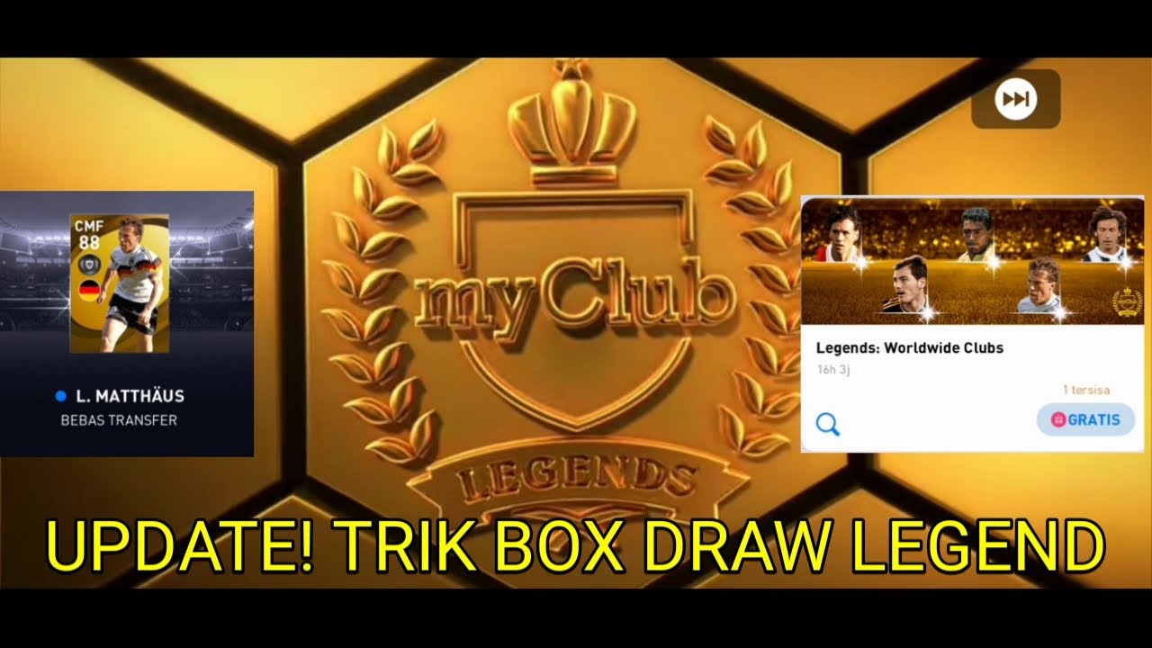 TRIK CARA MENDAPATKAN PEMAIN LEGEND BOX DRAW LEGEND Pesmobile2021 - YouTube