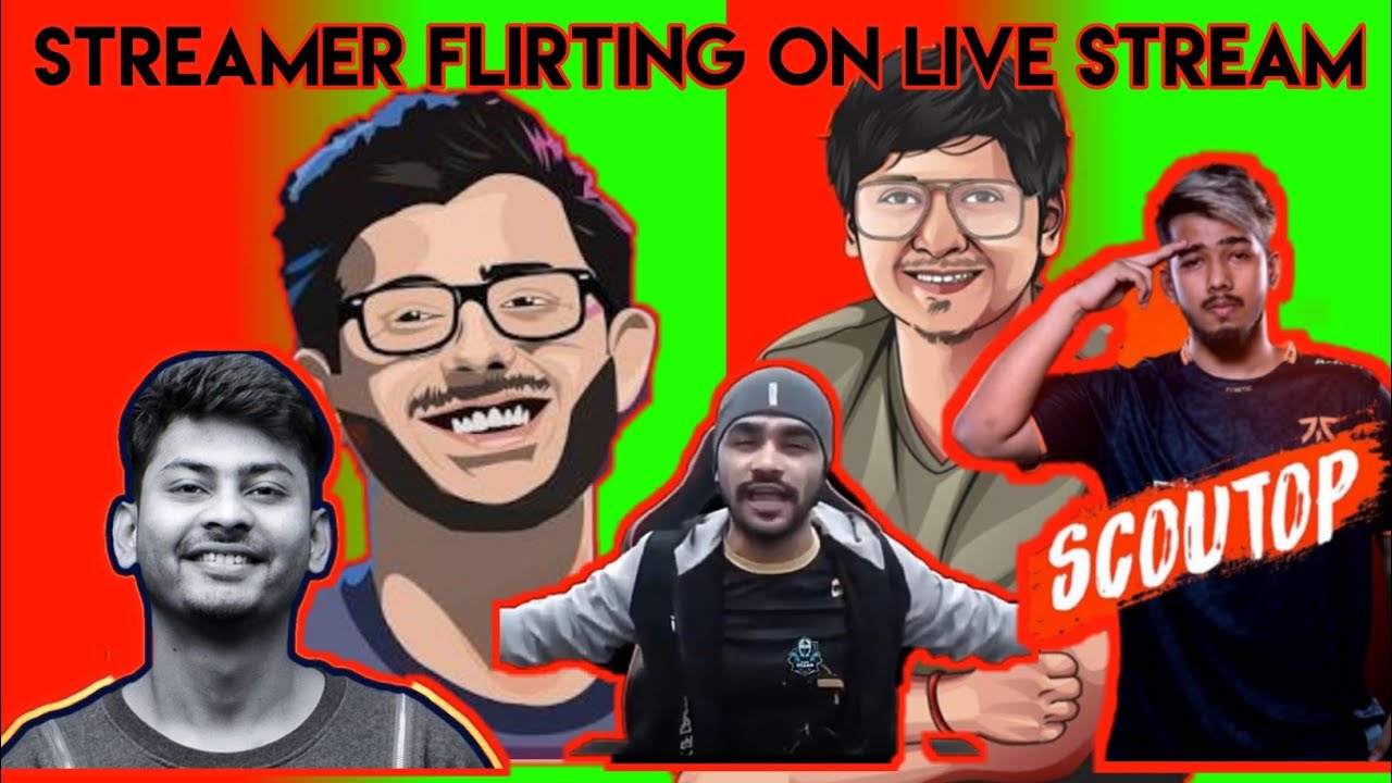 PUB G STREAMER FLIRTING ON LIVE STREAM FEAT CARRY ,MORTAL,DYNAMO,SCOUT ...