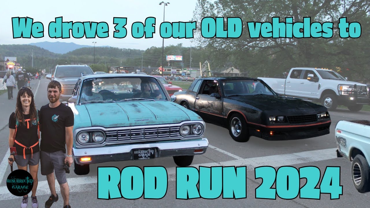 Spring ROD RUN 2024: WE DRIVE OURS! '77 F150 + '64 Rambler Wagon - YouTube