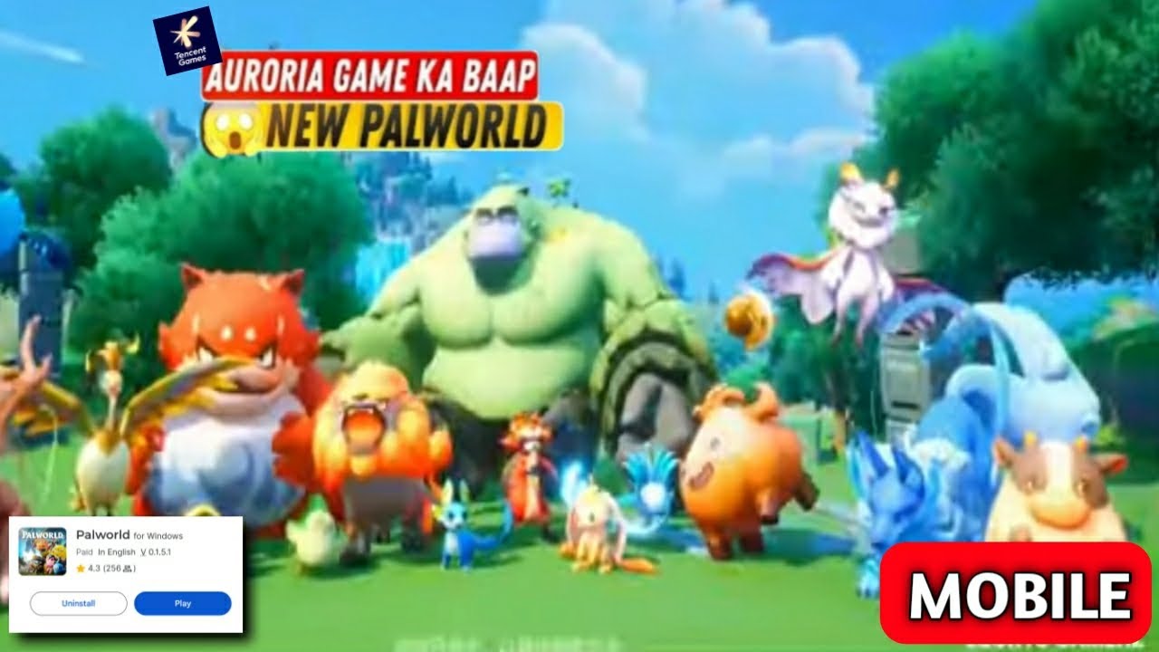 Finally Another New Palworld Mobile Game By Tencent Studio - New Game ...