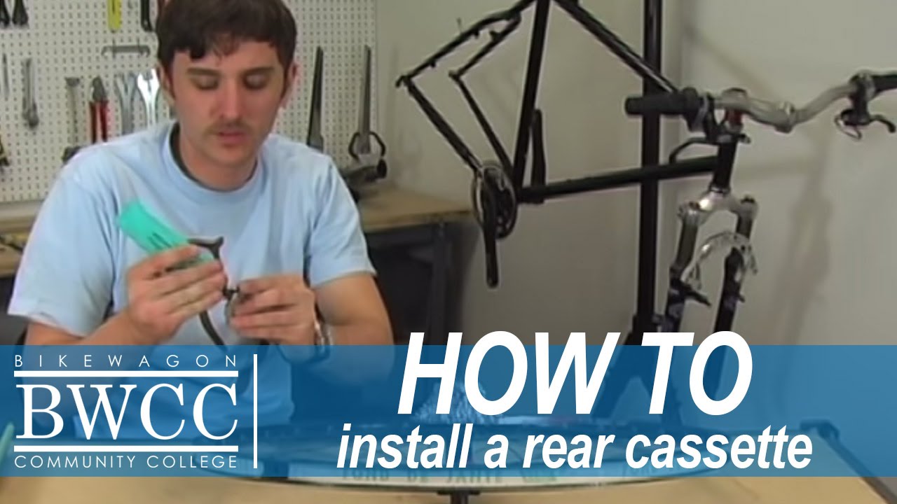 Installing the rear cassette on a bike - Bikewagon Community College ...