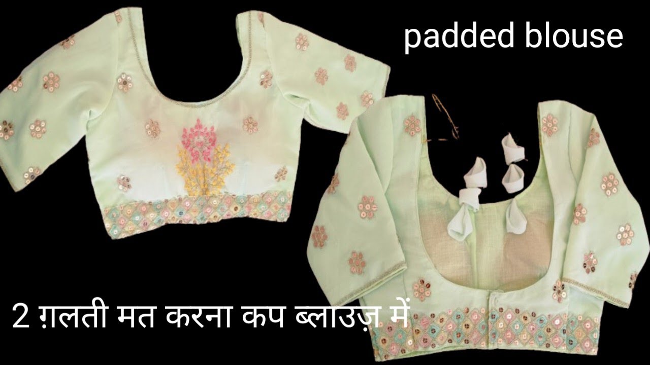 designer blouse cutting and stitching//how to make designer blouse ...