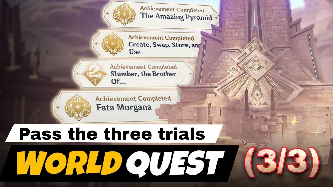 Pass the three trials 3/3 Genshin Impact | TARRION GENSHIN - YouTube