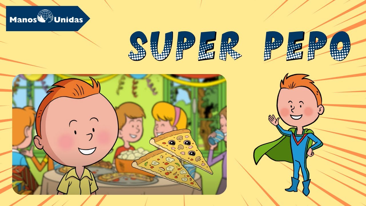 Super Pepo. Pizza alla Basurini. Catalán | Manos Unidas - YouTube