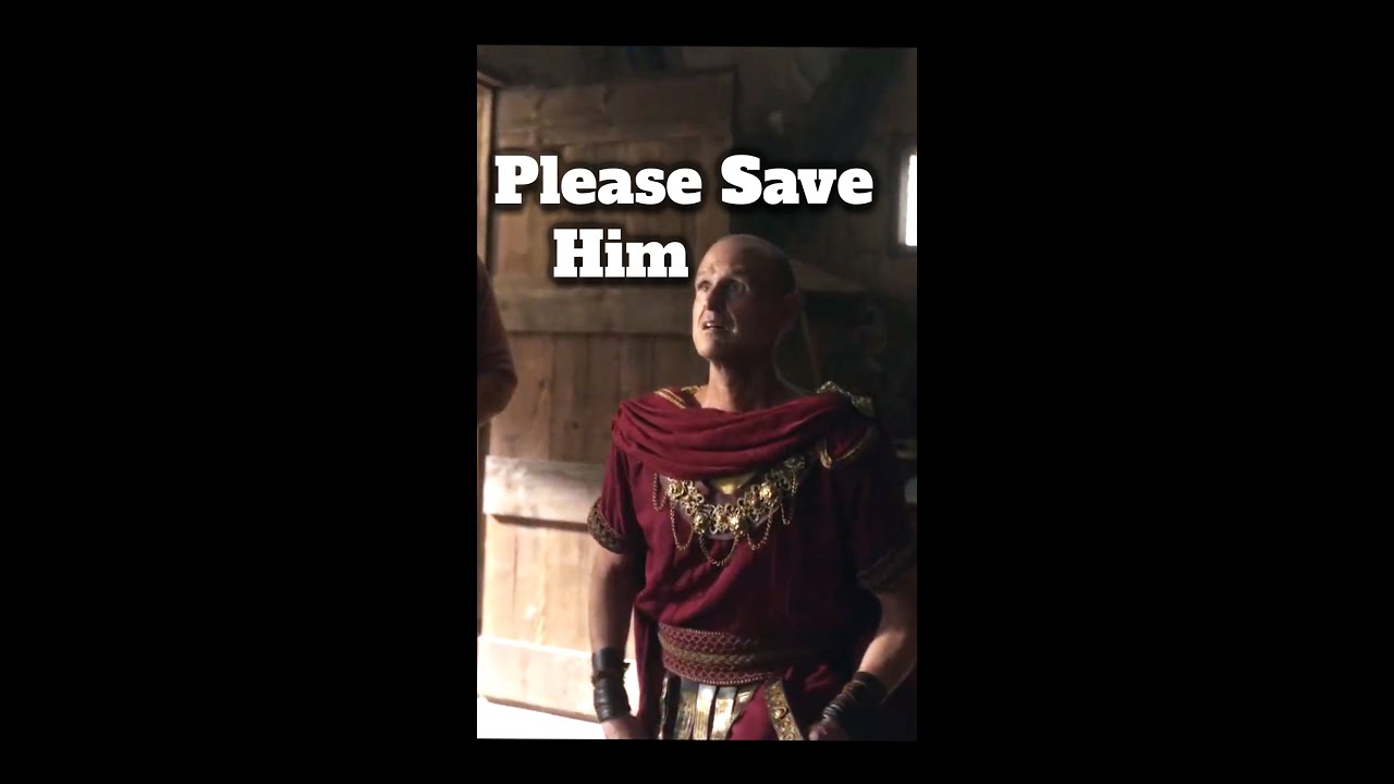 Gaius asks Jesus to save his son - YouTube