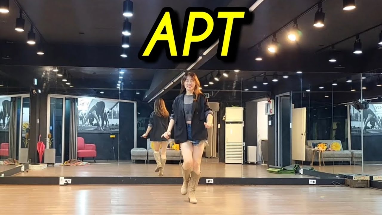 APT Line dance #머슬퀸라인댄스 - YouTube