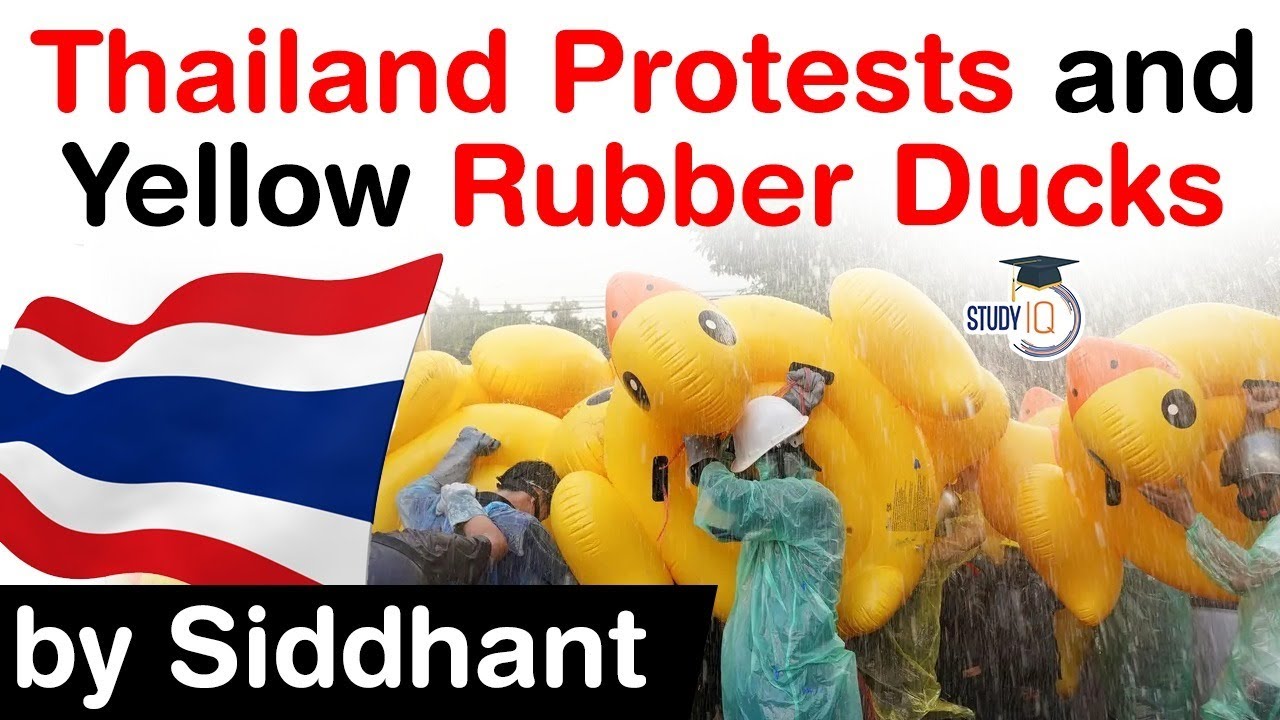 Protest in Thailand 2020 - Why Yellow Rubber Duck is the new symbol of ...