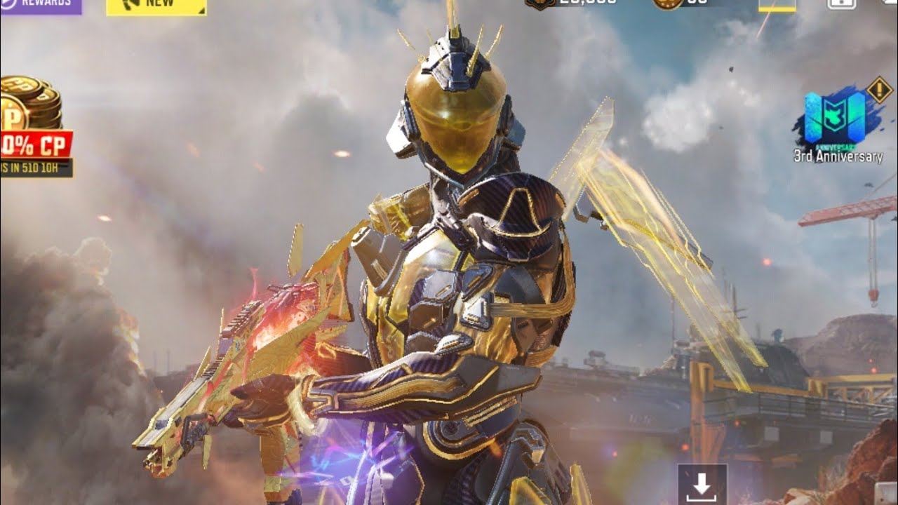 Advanced MYTHIC SPECTRE -T-3 Black & Gold Battle Royale gameplay with ...