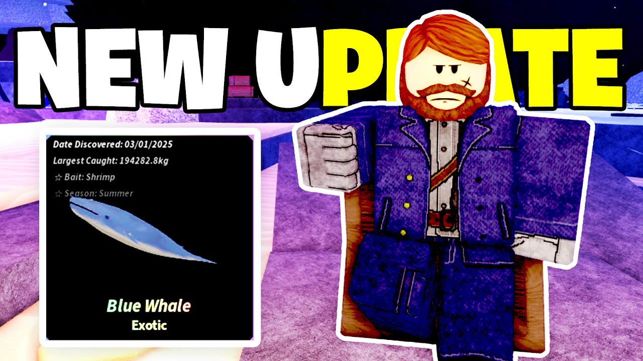 Roblox Fisch - NEW BLUE WHALES & CAPTAIN AHAB QUEST UPDATE GUIDE (New ...